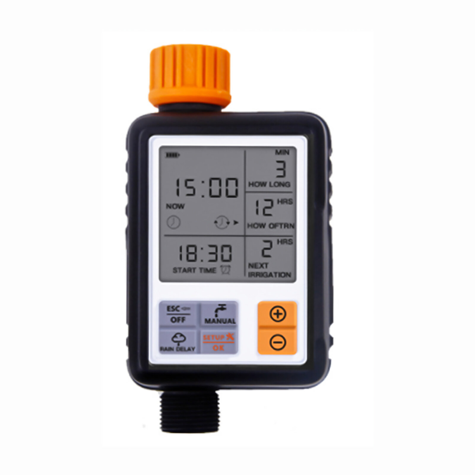 Автоматический Таймер Полива: ABS Пластик 16x8x5.5 см Для Разбрызгивателей - Программируемый Микрополив Экономит Воду Для Комнатных Растений И Садов