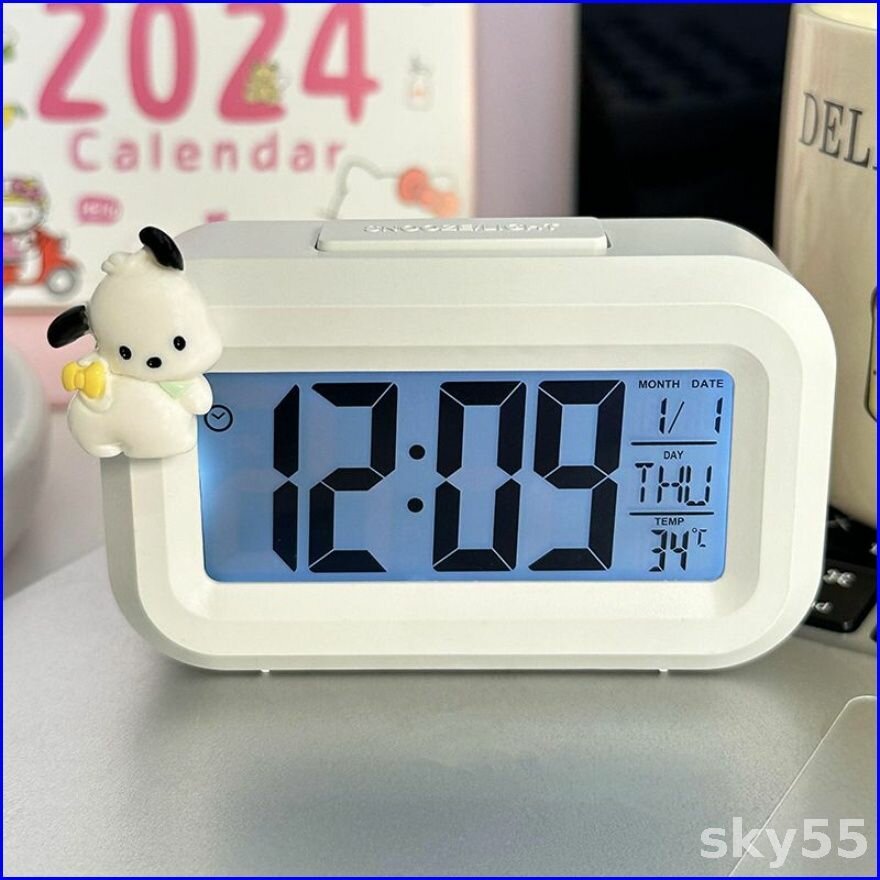 Мини-будильник , светящийся в темноте, милый часы