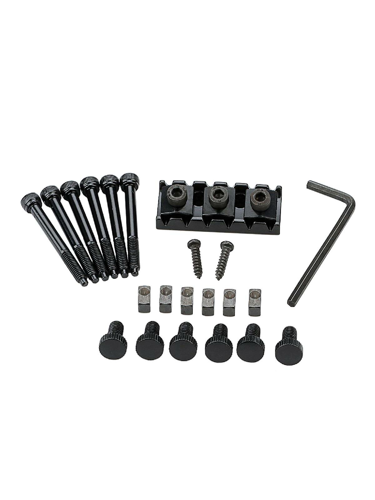 Стопорная гайка струны электрогитары Гитарная контргайка с винтами и гаечным ключом