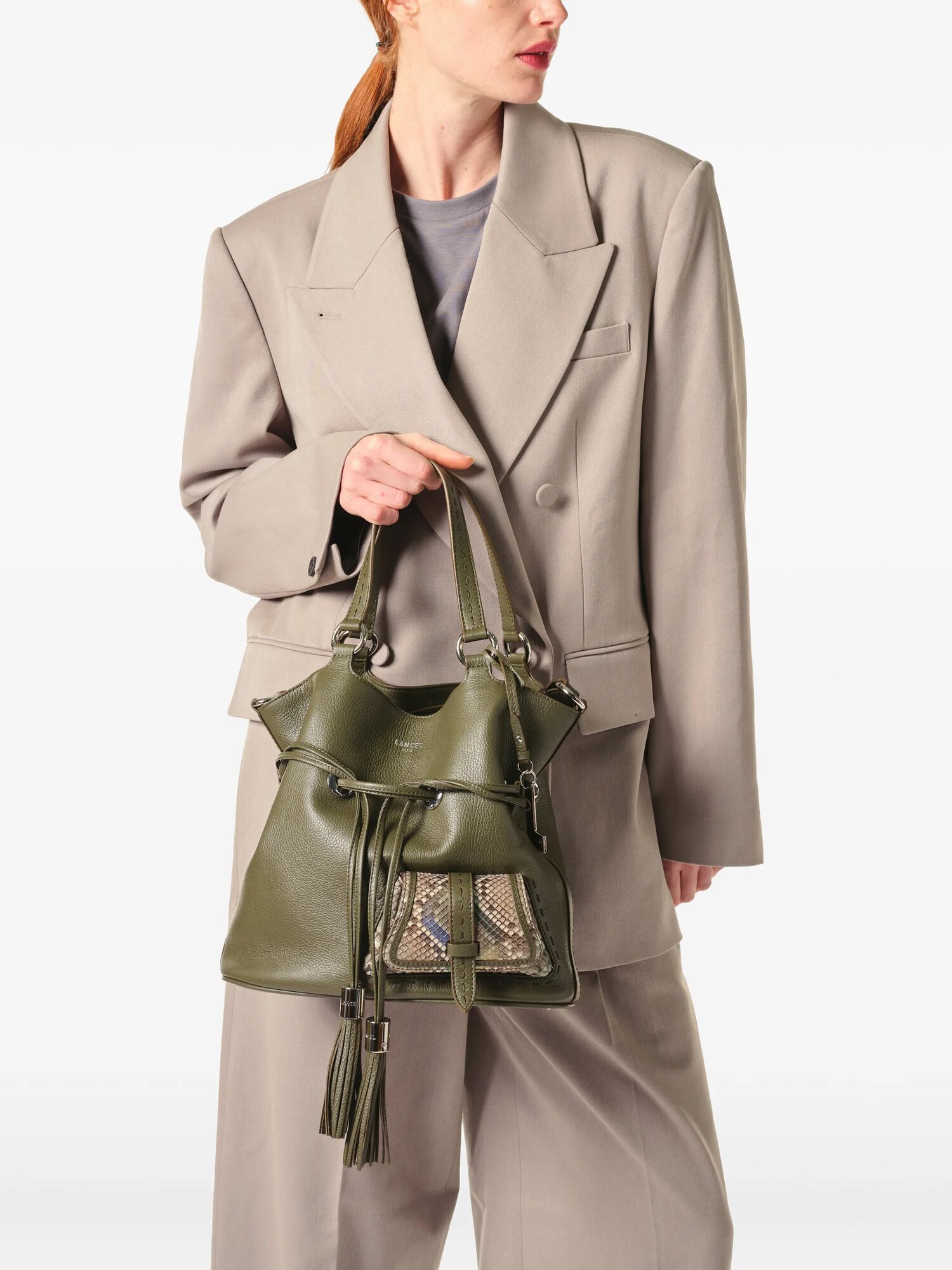 Сумка Lancel Premier Flirt, зеленый, — фото 1