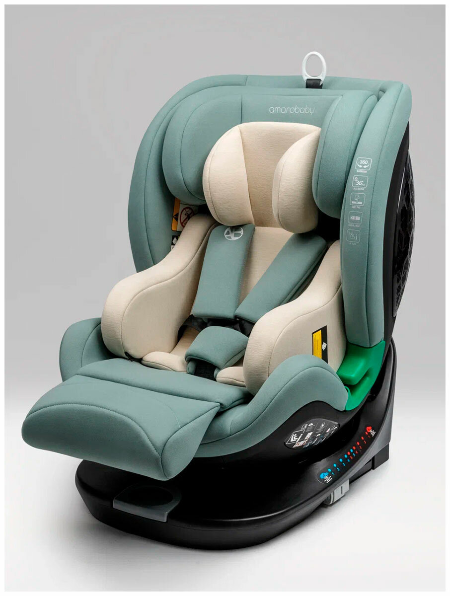 Автокресло Amarobaby Triumph i-Size 40-150 см, зеленый