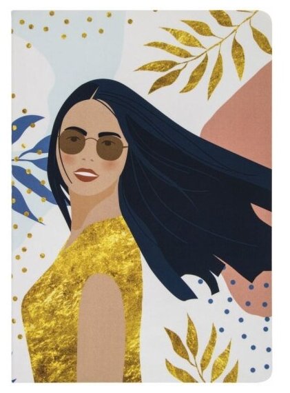 Тетрадь Brauberg 40 л. в точку обложка SoftTouch, набор 3 шт, бежевая бумага 70 г/м2, сшивка, А5 (147х210 мм), MEMORIES, 403803