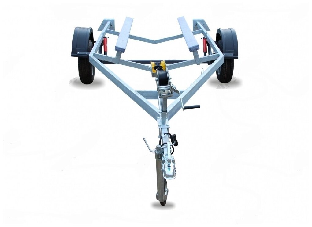 Прицеп для перевозки лодок "русич 550Р" оцинкованный на рессорной подвеске