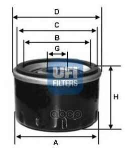 Фильтр масляный UFI арт. 2348900
