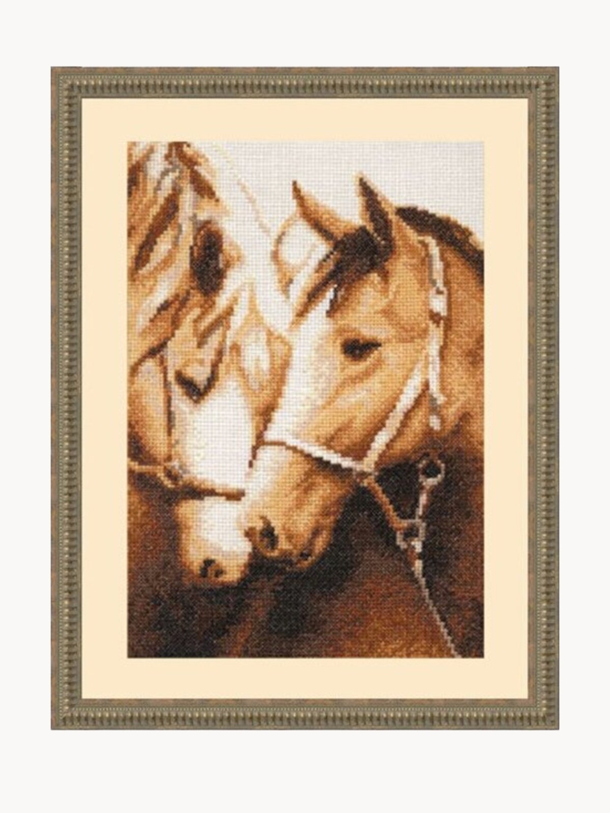 Набор для вышивания "Золотое Руно" З-010 "Преданность", вышивка крестом, размер 26.5x18.5 см, мулине хлопок