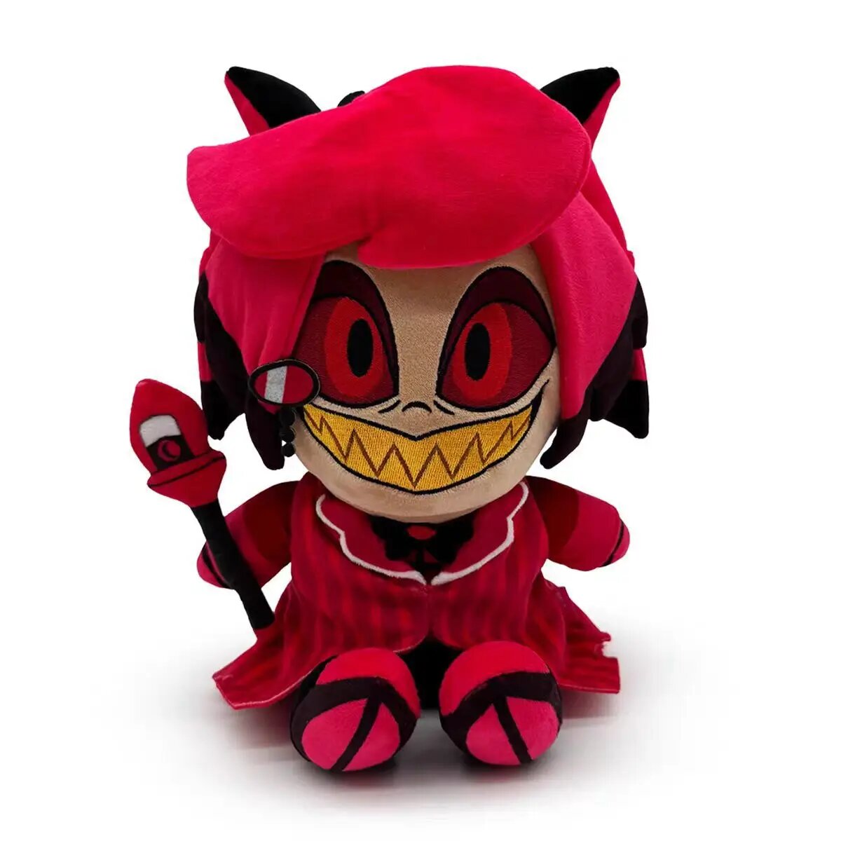 Мягкая игрушка Hazbin Hotel: Валентино и Вокс Hot Toys Красный, Alastor