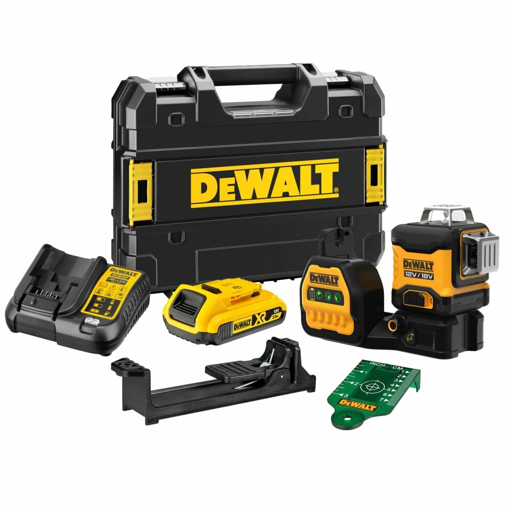 Самовыравнивающийся лазерный уровень DEWALT DCE089D1G18-QW