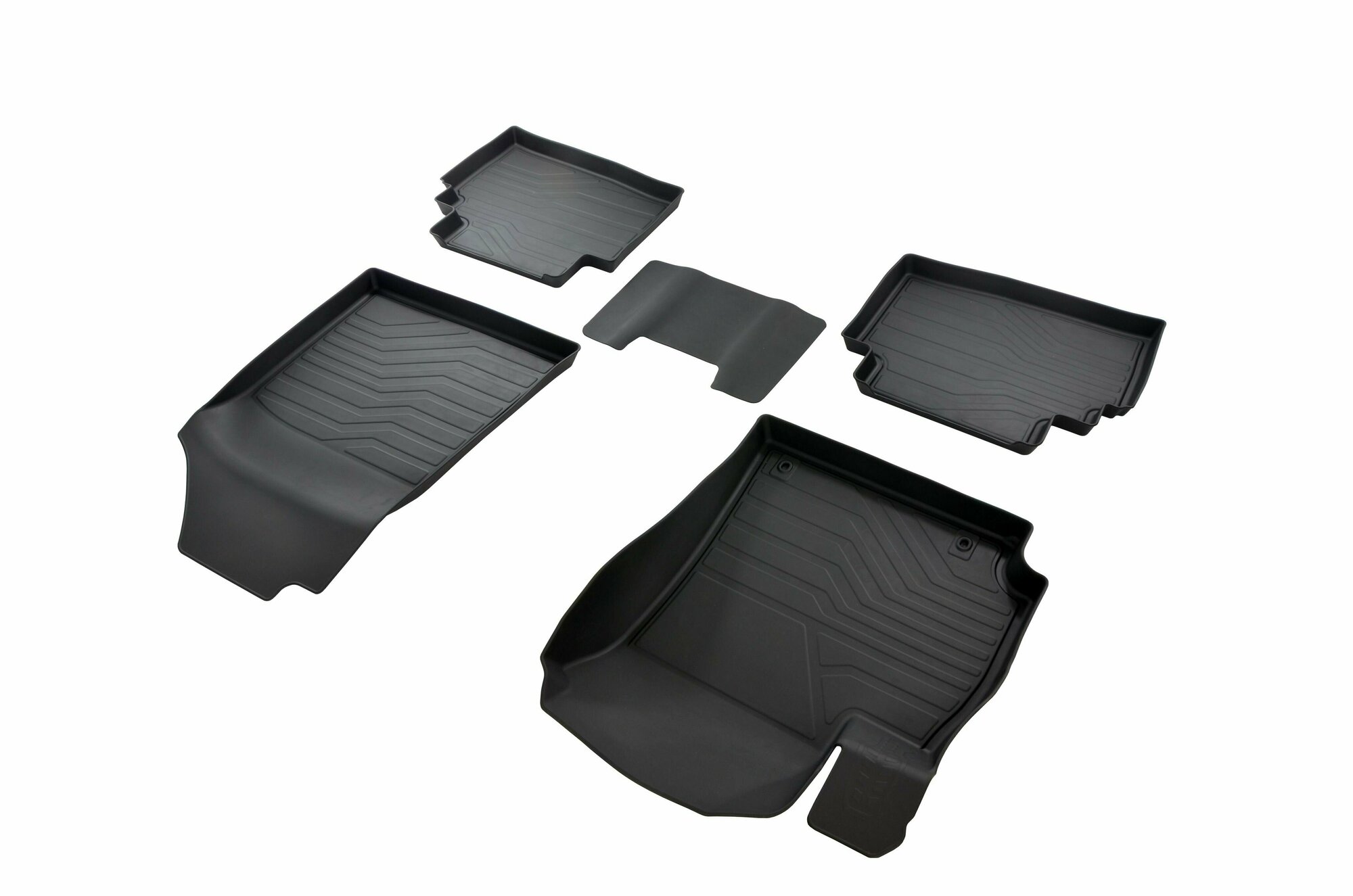 Коврики для салона резиновые SRTK 3D LUX для Kia Seltos (2019-)