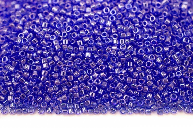 Бисер японский TOHO Treasure цилиндрический 11/0 #0117 сапфир, глянцевый прозрачный, 5 грамм