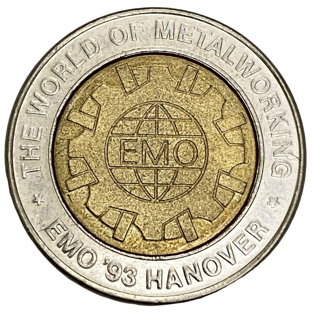 Германия, жетон "Выставка ЕМО. Ганновер" 1993 г.
