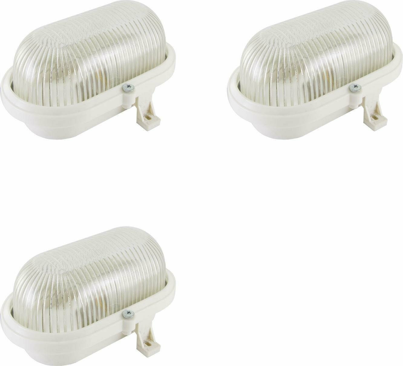 Светильник TDM НБП 02-60-004.02У 60W IP54 овал белый (комплект из 3 шт)