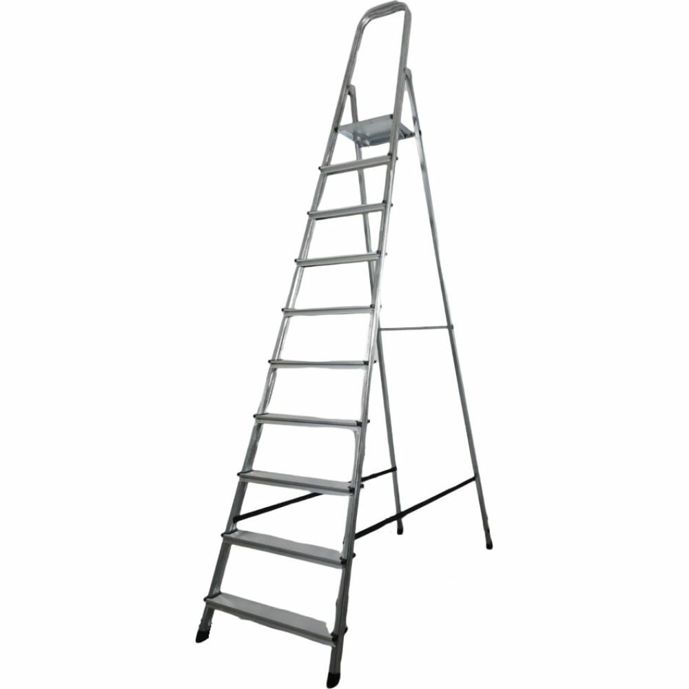 Лестница-стремянка LWI 10 ступеней сталь+алюм 0S+A LWI10S+A