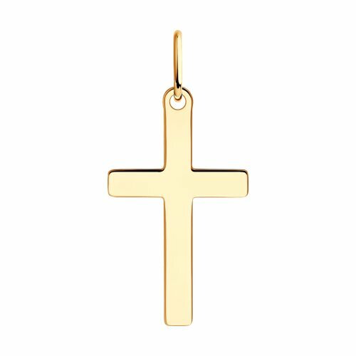 Подвеска, красное золото, 585 проба