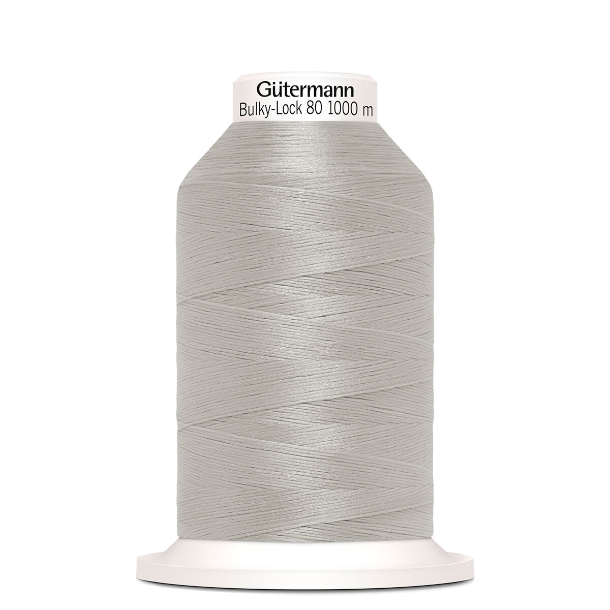 Нитки текстурированные Gutermann Bulky-Lock 80, 1000 м (038 светло-серый), 5 шт