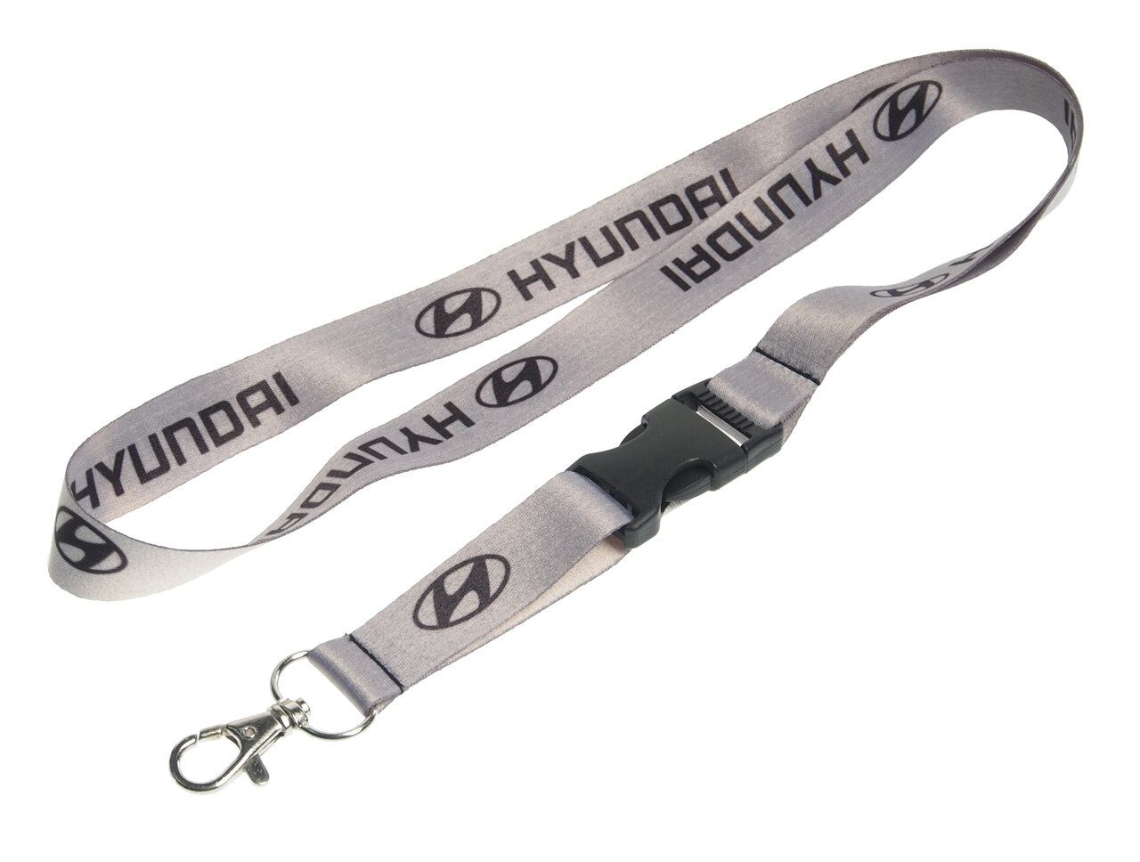 Шнурок на шею с карабином Hyundai комтест