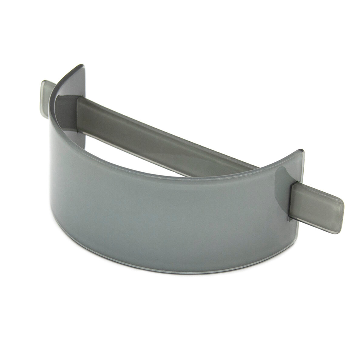 Подхват заколка для штор, 14*4*5 см, пластиковый, Айрис (серый)