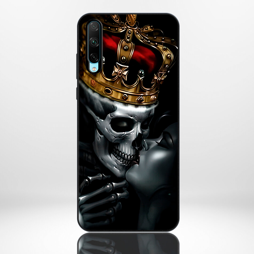 Чехол на Honor 30i череп в короне