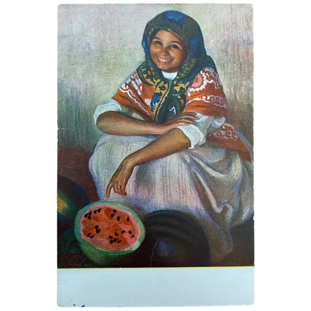 Почтовая открытка "Эухенио Эрмосо. Вкусный" 1900-1917 гг. Испания