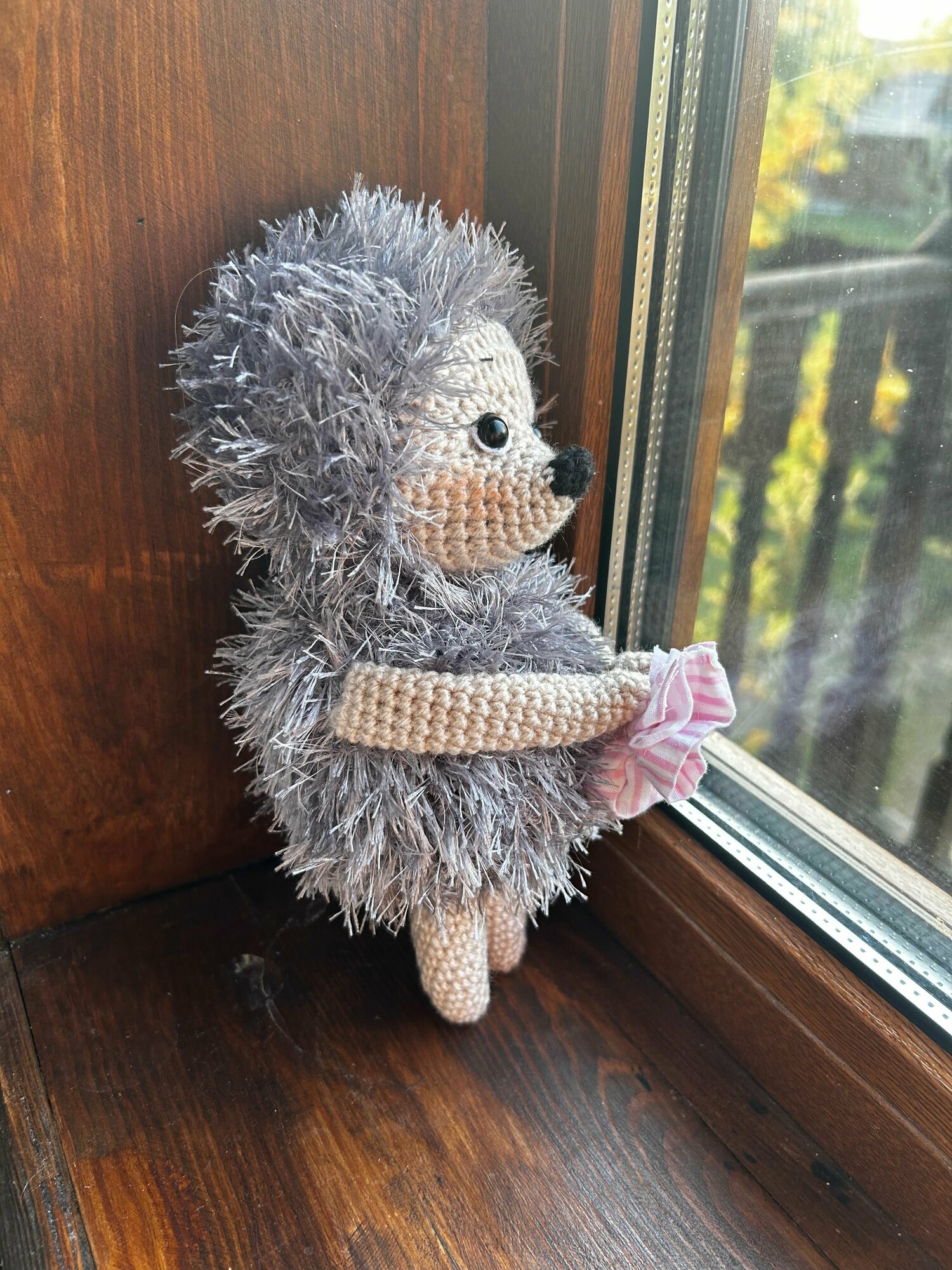 Ёжик с узелком ручная работа