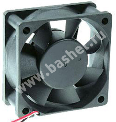 60х60х25мм, JF0625B1H, 12В, 0,23А, Вентилятор DC, JAMICON