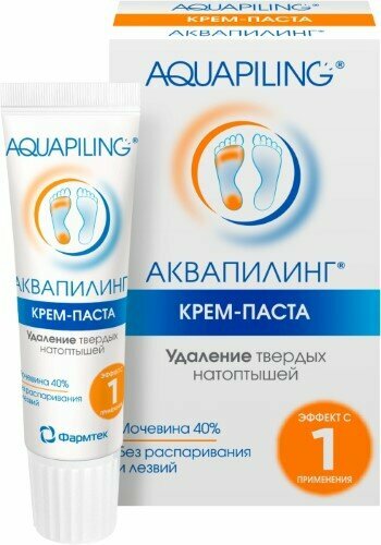 Аквапилинг Крем-паста для устранения натоптышей, 20 мл, 1 уп.