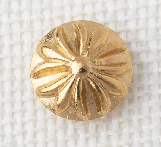 Декоративные клепки латунь, винтаж 13х4мм № 6, 5 шт