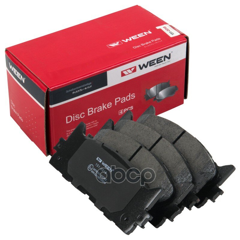 Тормозные колодки дисковые передние TOYOTA Camry(V30 V40 V50) LEXUS ES(V40/V60) Ween арт. 151-0018