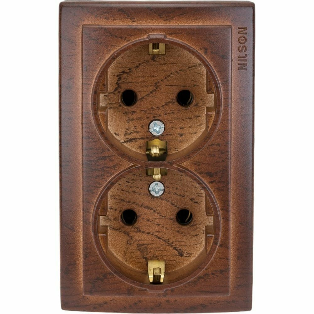 Розетка Nilson Themis wood