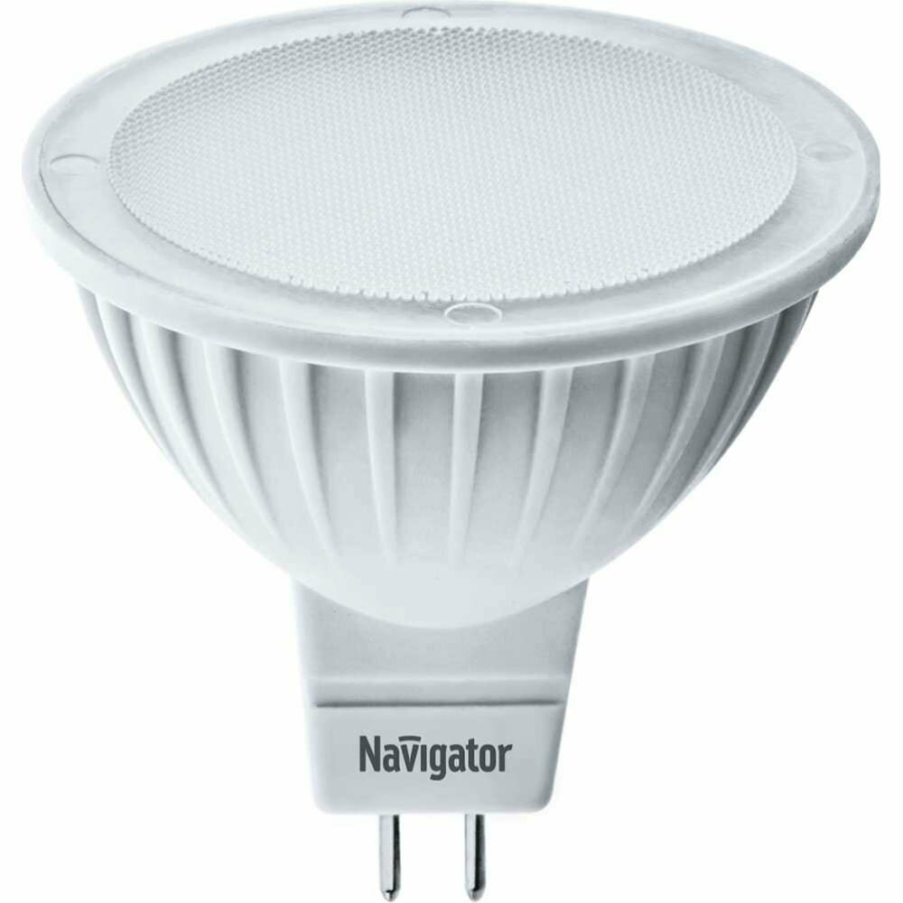 Лампа Navigator NLL-MR16-7-230-6.5K-GU5.3 94246 светодиодная MR16 софитная, холодный белый, широкоугольное рассеивание