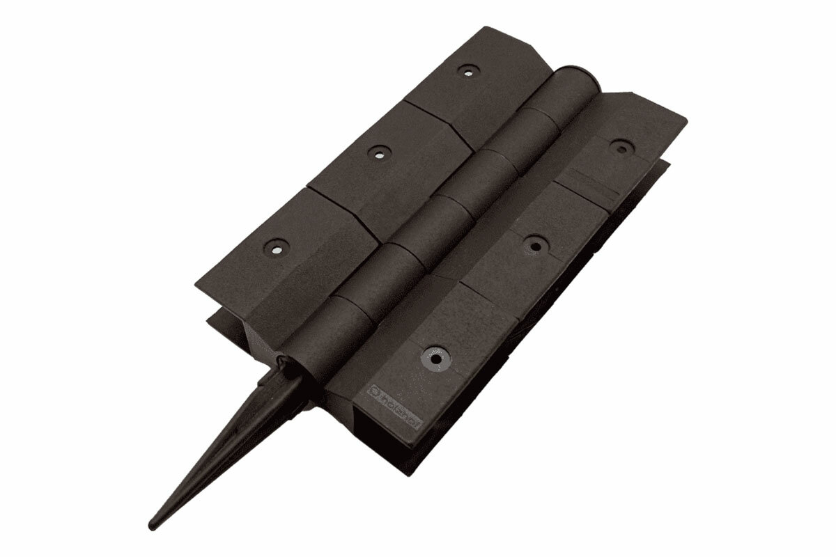 Угловой стыковочный элемент для грядки Holzhof/Nautic Preime 30*225мм, поворотный /пластик коричневый