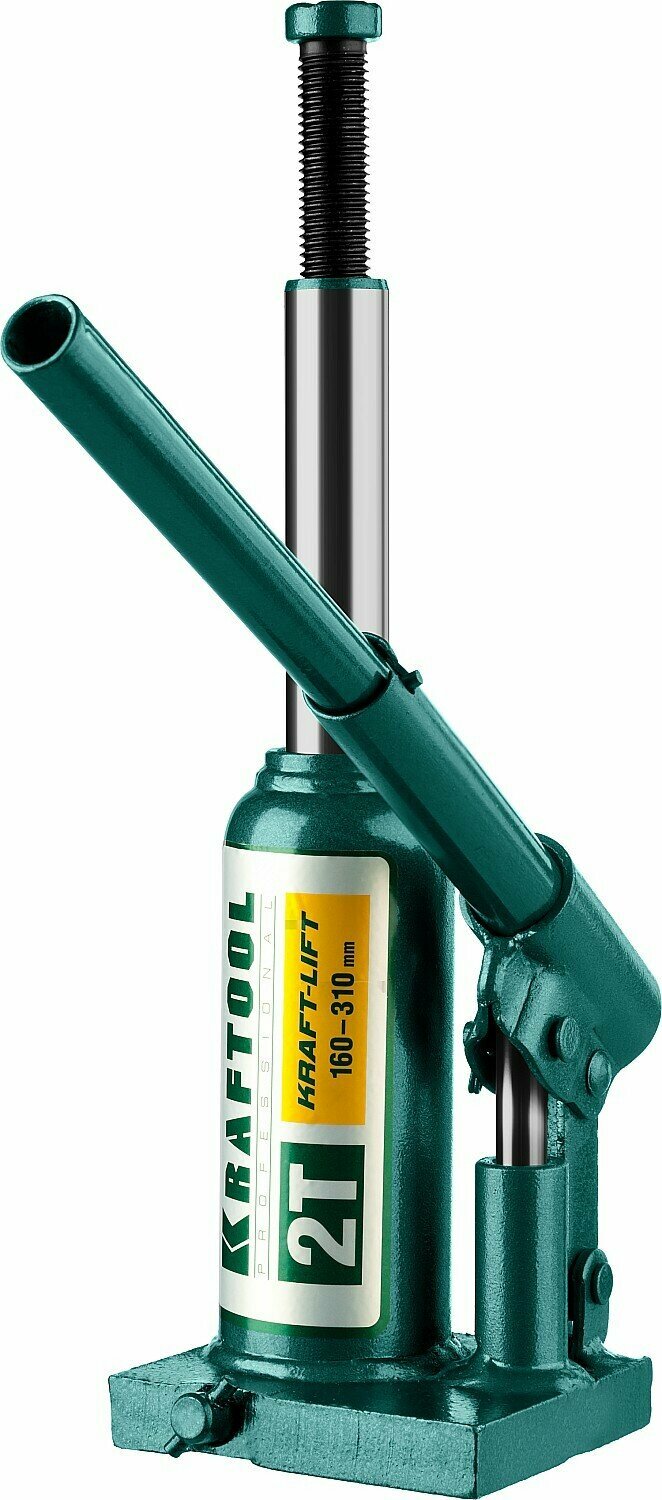 KRAFTOOL KRAFT-LIFT 2т, 160-310мм домкрат бутылочный гидравлический