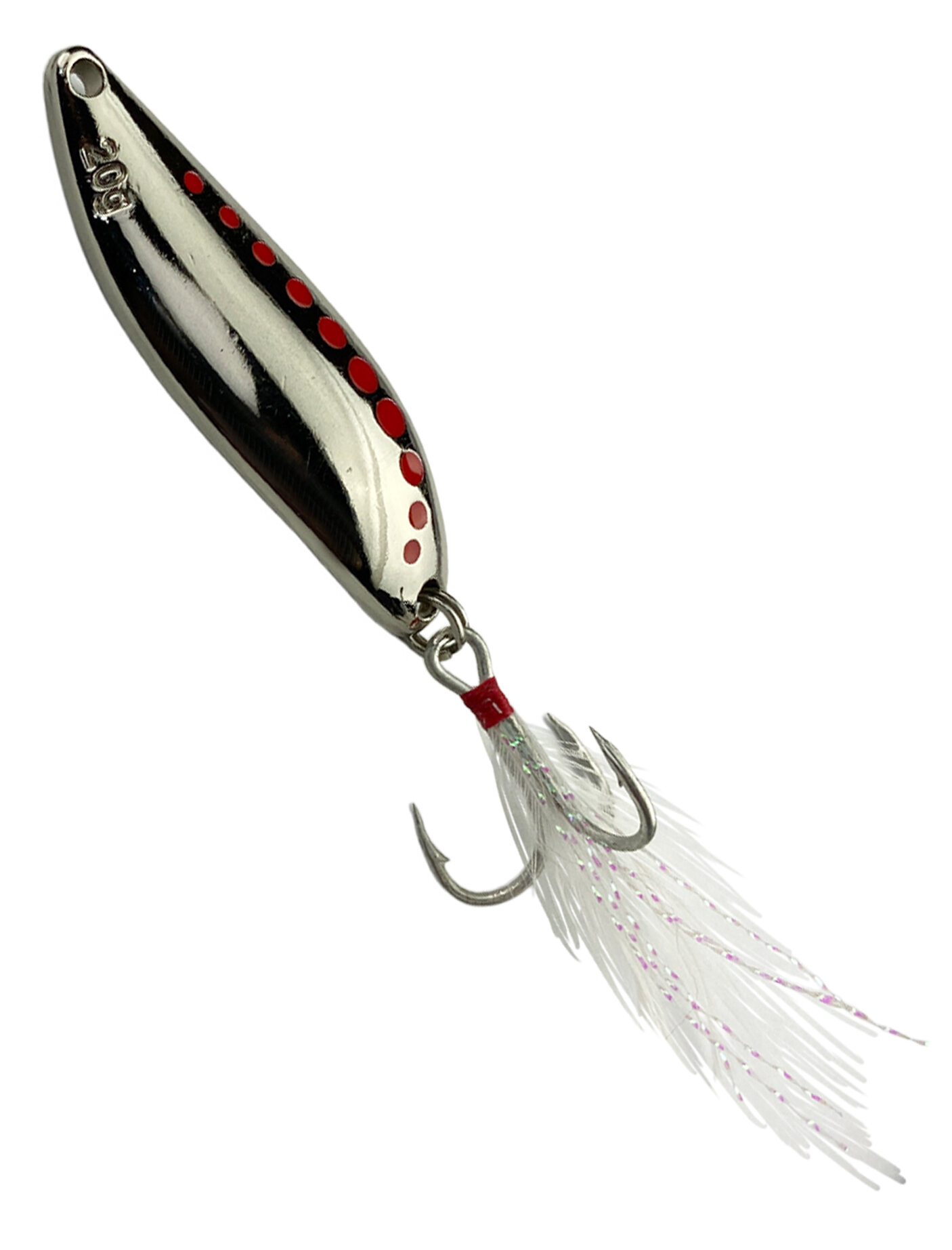 Riverzone Predator блесна 20гр 55мм серебристая для ловли щуки и судака на спиннинг