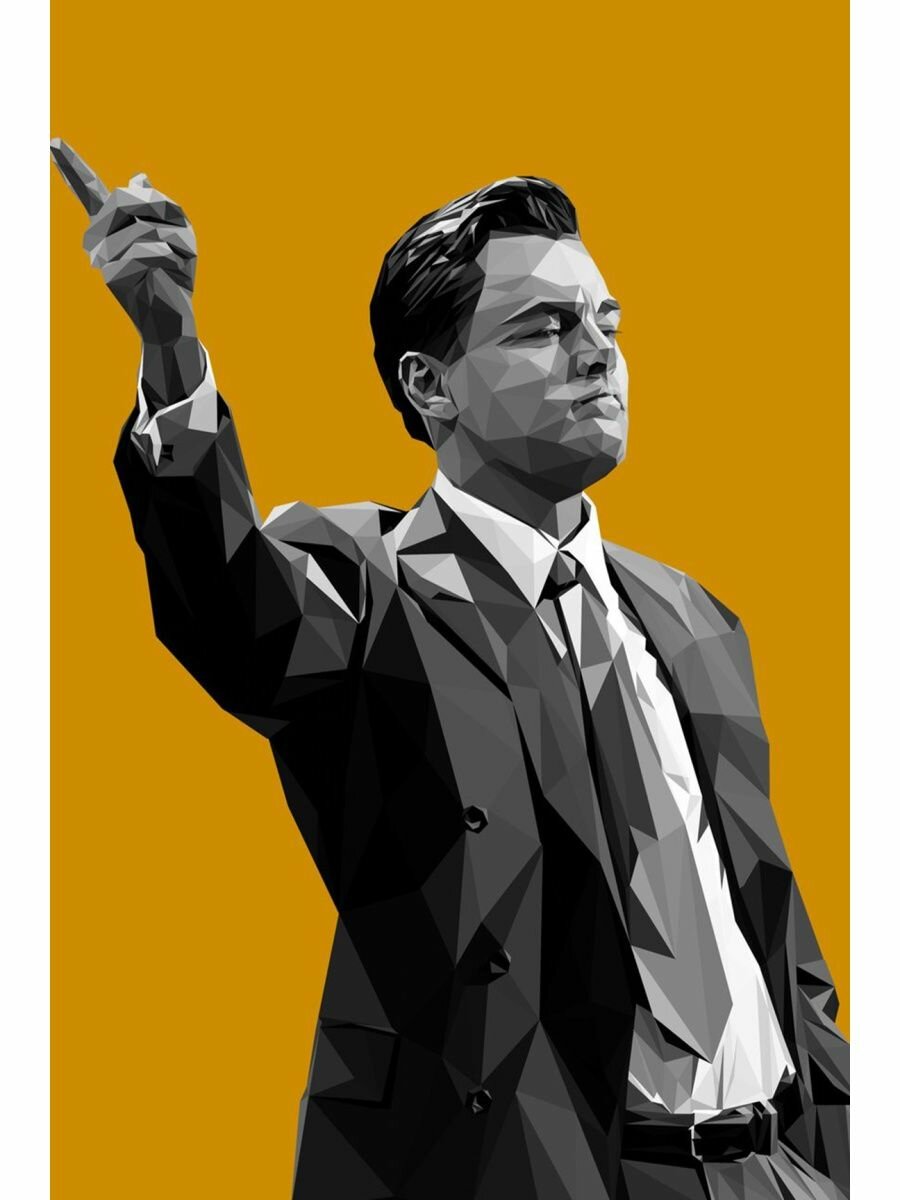 Постер "Movie Pop Art. Волк с Уолл-стрит"