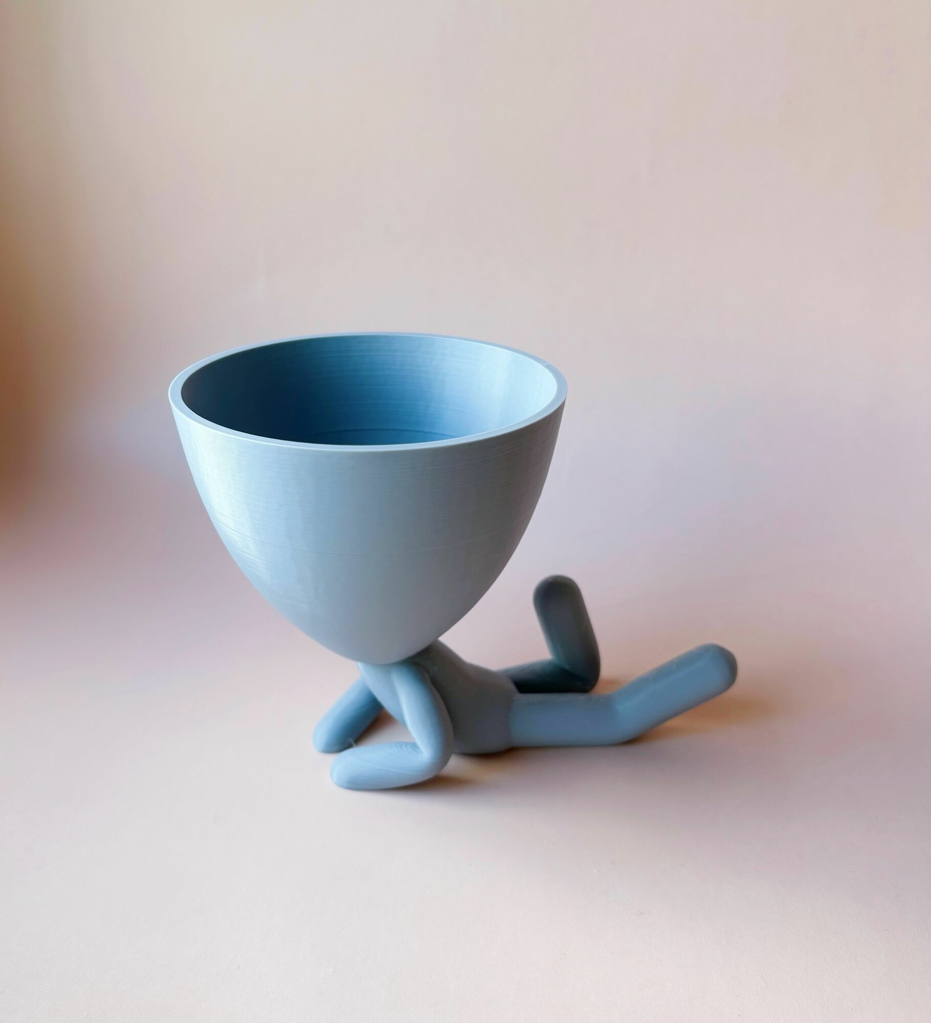 Декоративное кашпо - человечек