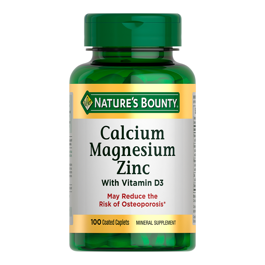 Nature's Bounty Кальций Магний Цинк таблетки N100