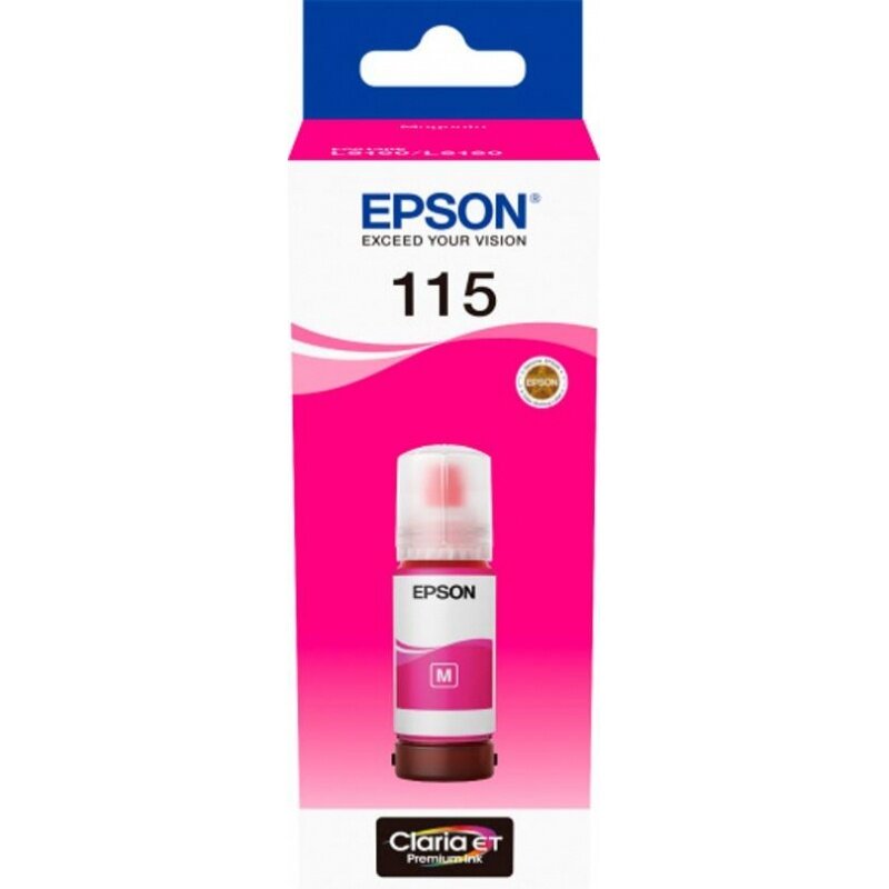 Чернила для принтера Epson Пурпурные, 115, для L8160, L8182 (C13T07D34A)