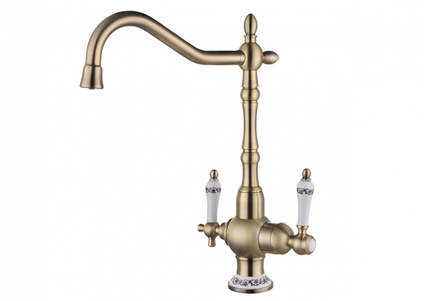 Смеситель для кухни под фильтр ZorG Sanitary ZR 336 YF-50 BR бронза