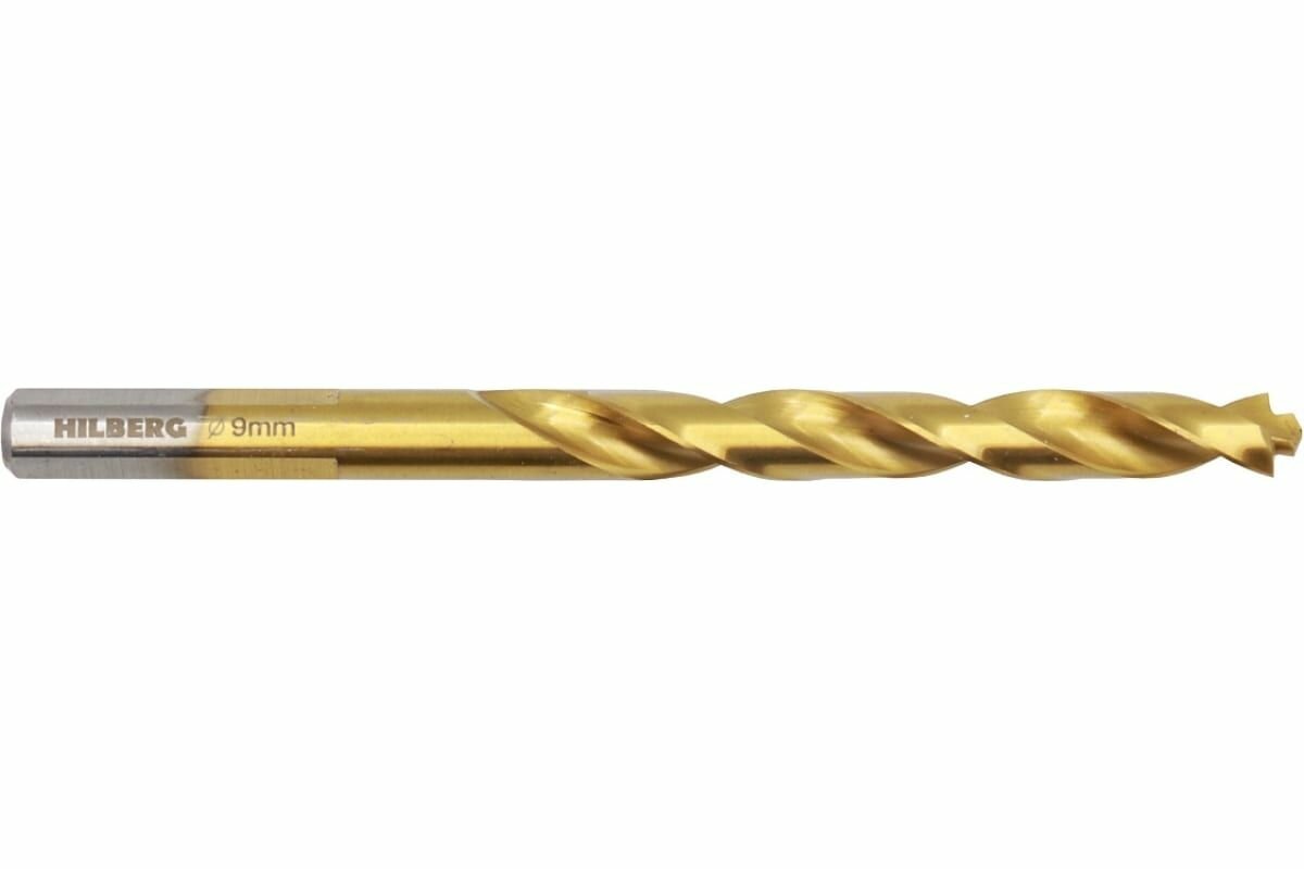 Сверло по металлу 9.0x125(81) мм Cobalt 5% TOP Hilberg CO090