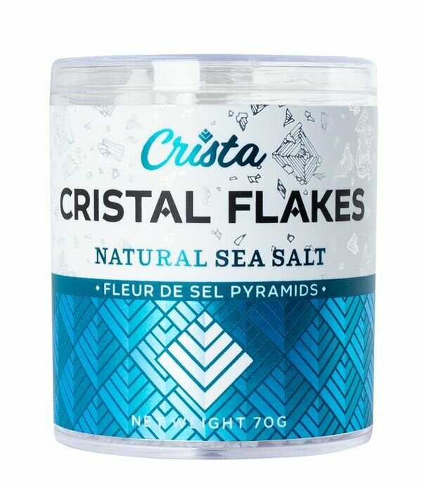 Соль морская CRISTA Flakes, 70г x 10 упаковки