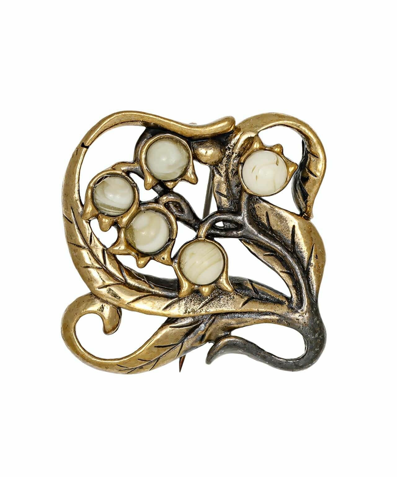 Брошь, янтарь