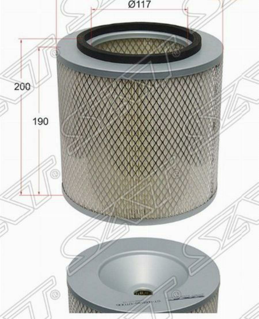 SAT ST-16546-0T006 Фильтр воздушный Isuzu ELF NPR\NQR 93-06 / Nissan Atlas F 92-07