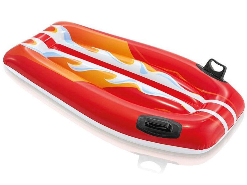 58165NP Intex Матрас-плотик надувной красный 6+, 112х62см.