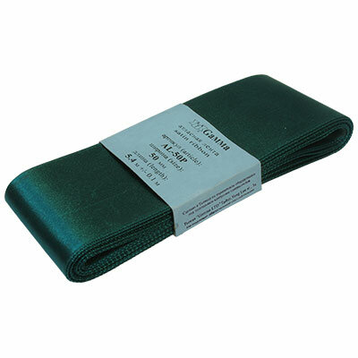 Gamma AL-50P-PB34 Лента атласная 50 мм x 5.4 м, серия - декорирование для приклеивания цвет №113 черный