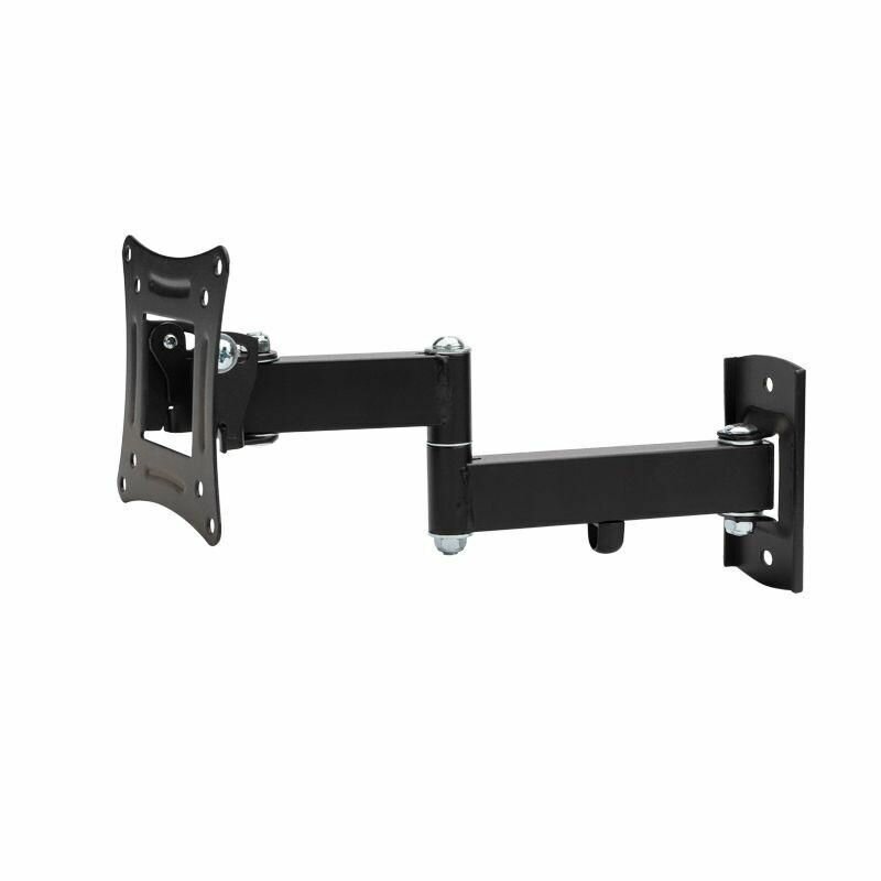 Кронштейн для телевизора REXANT 13"- 37", наклонно-поворотный, 2 колена 38-0051