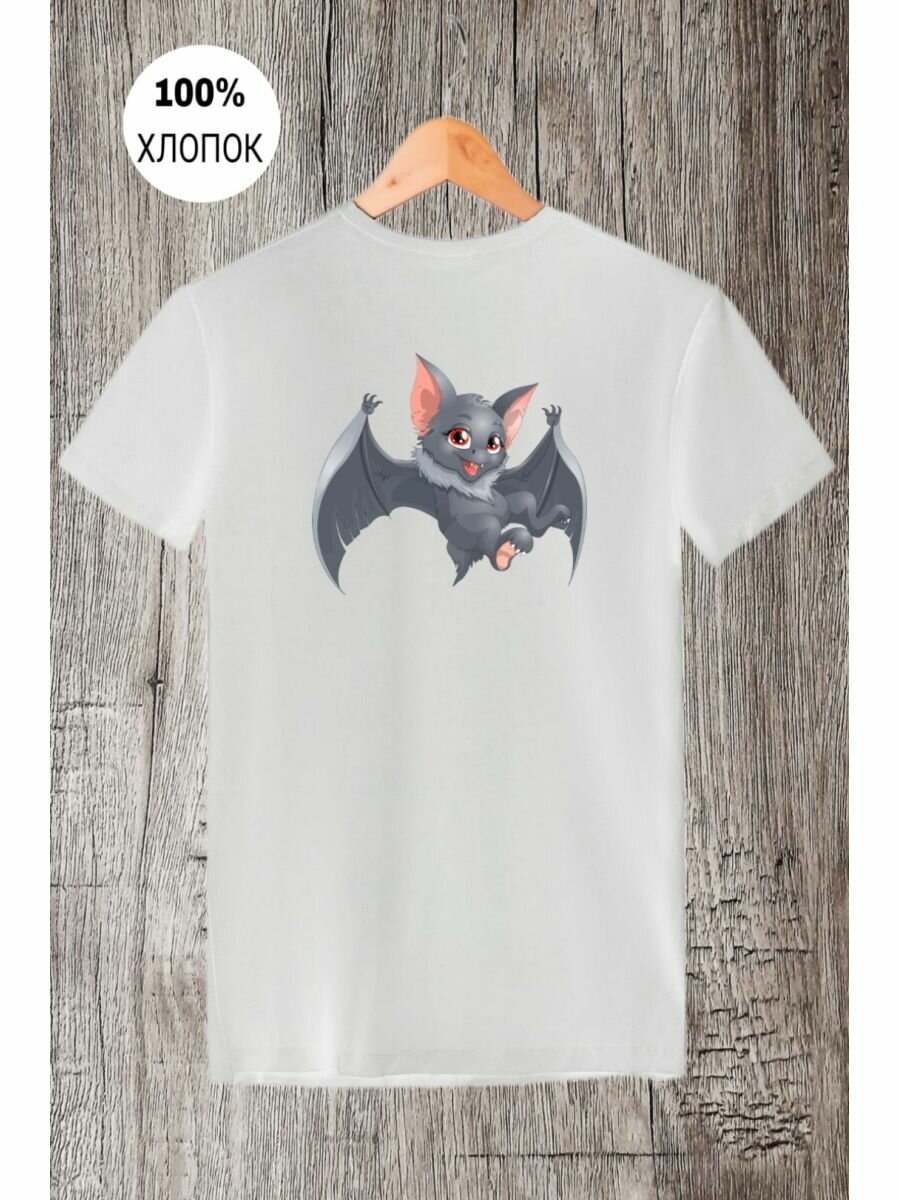 Футболка мультяшная летучая мышь bat