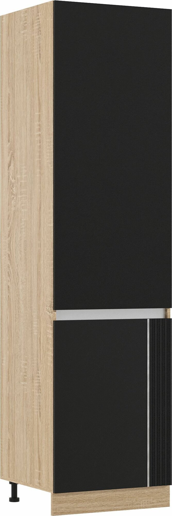 Пенал к гарнитуру Карина МДФ Блэк 0,6 м