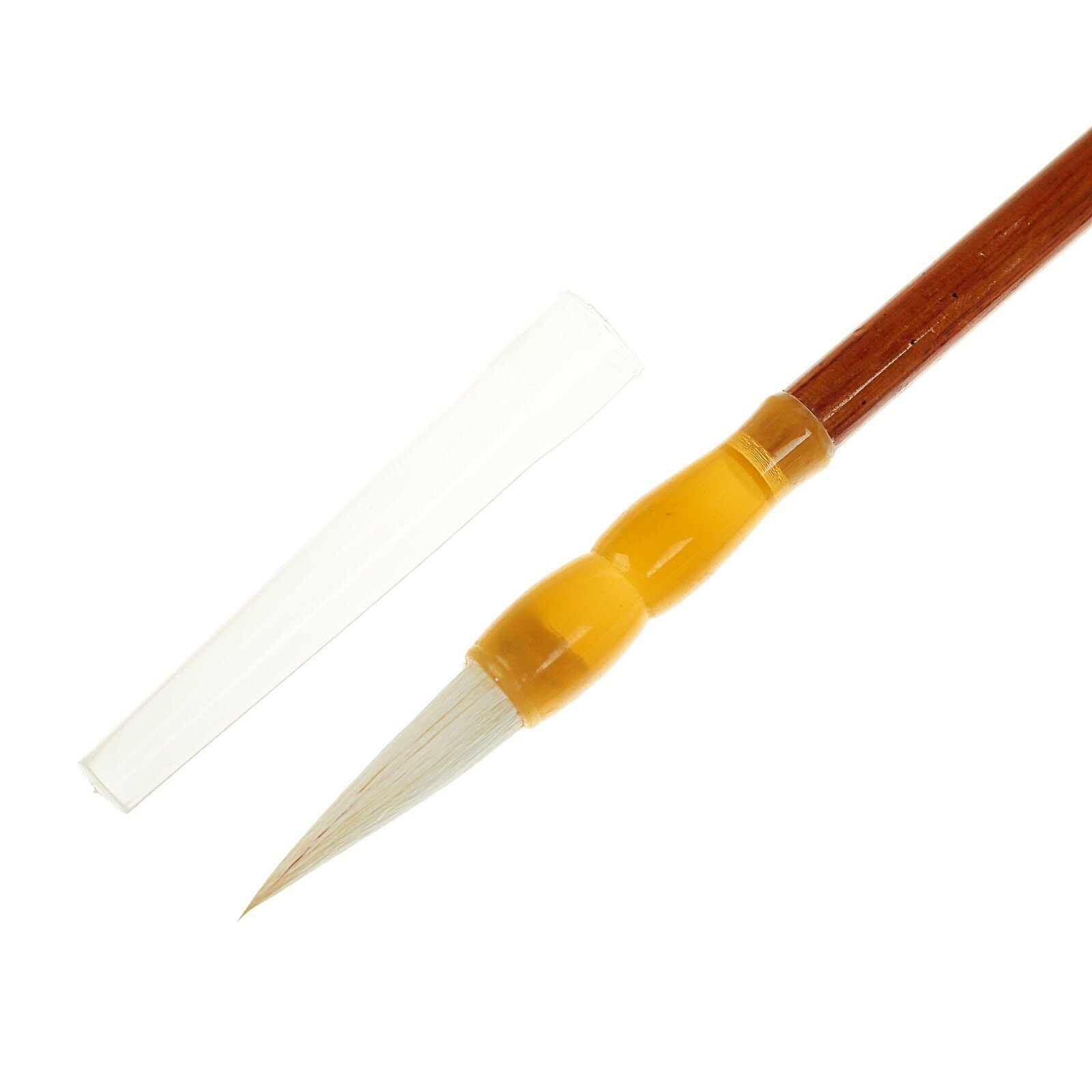 Кисть №3 Сима Ленд "Коза", круглая, для акварели и каллиграфии