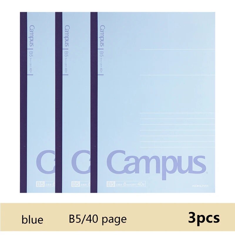 KOKUYO CAMPUS TOKYO беспроводной блокнот WCN-NA568V Синий, B5 40page blue 3pcs