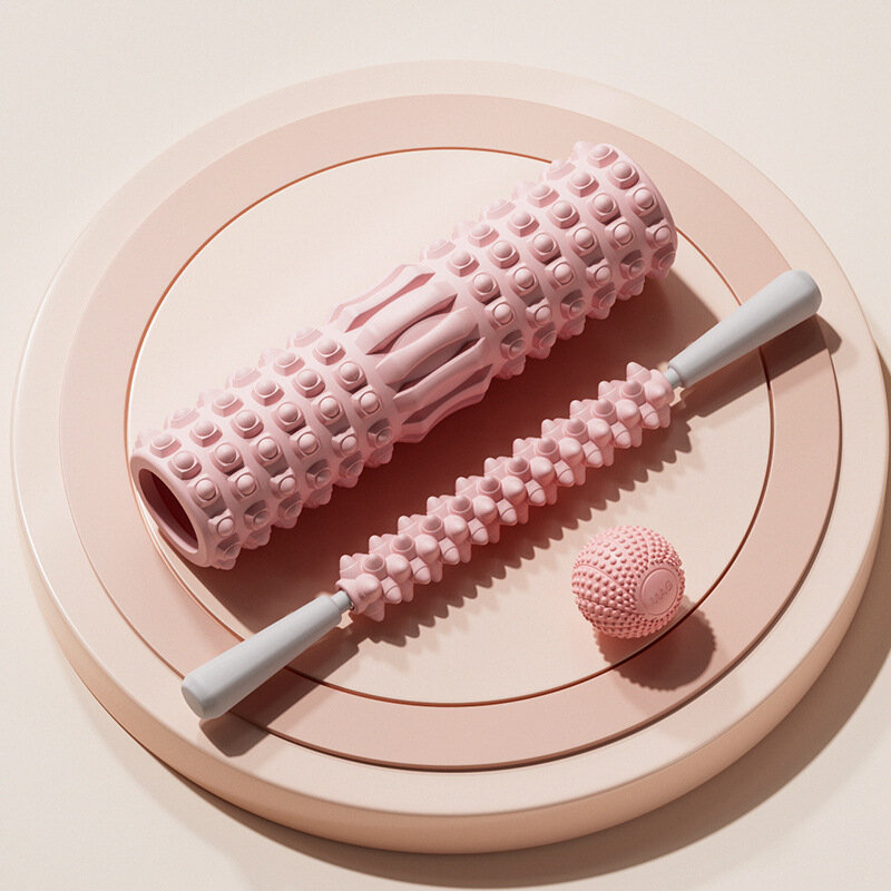 Пенный ролик для глубокого расслабления мышц, массажер для ног и спины, растяжка фасции, йога-колонна