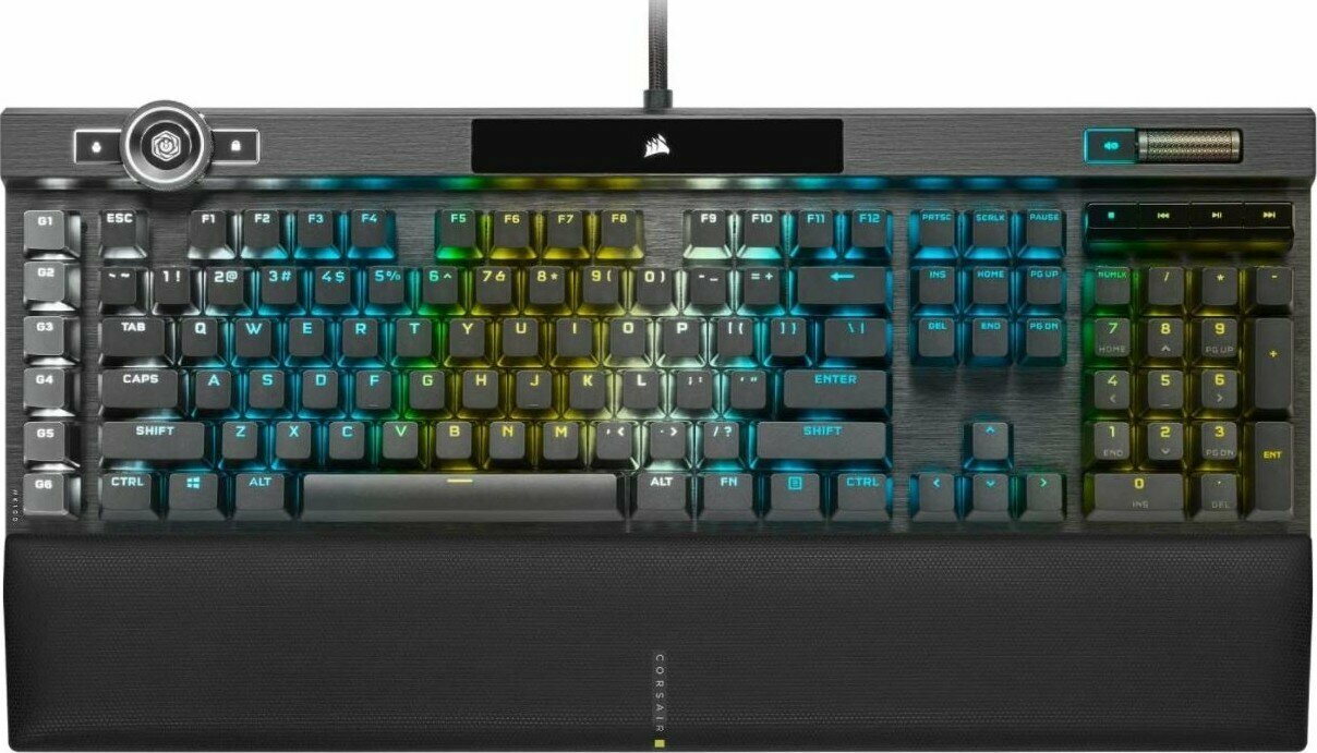 Оптико-механическая игровая клавиатура Corsair K100 RGB